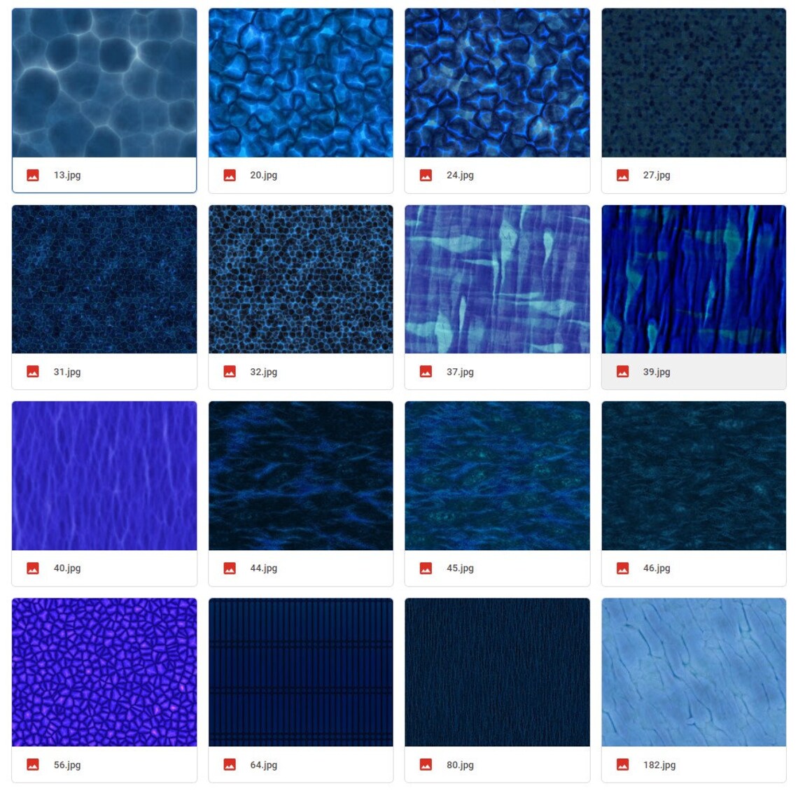 Seamless Blue Crystal TEXTURES Ocean Strata Abstract - Etsy