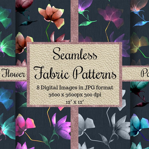 Neon Floral Fabric - Etsy