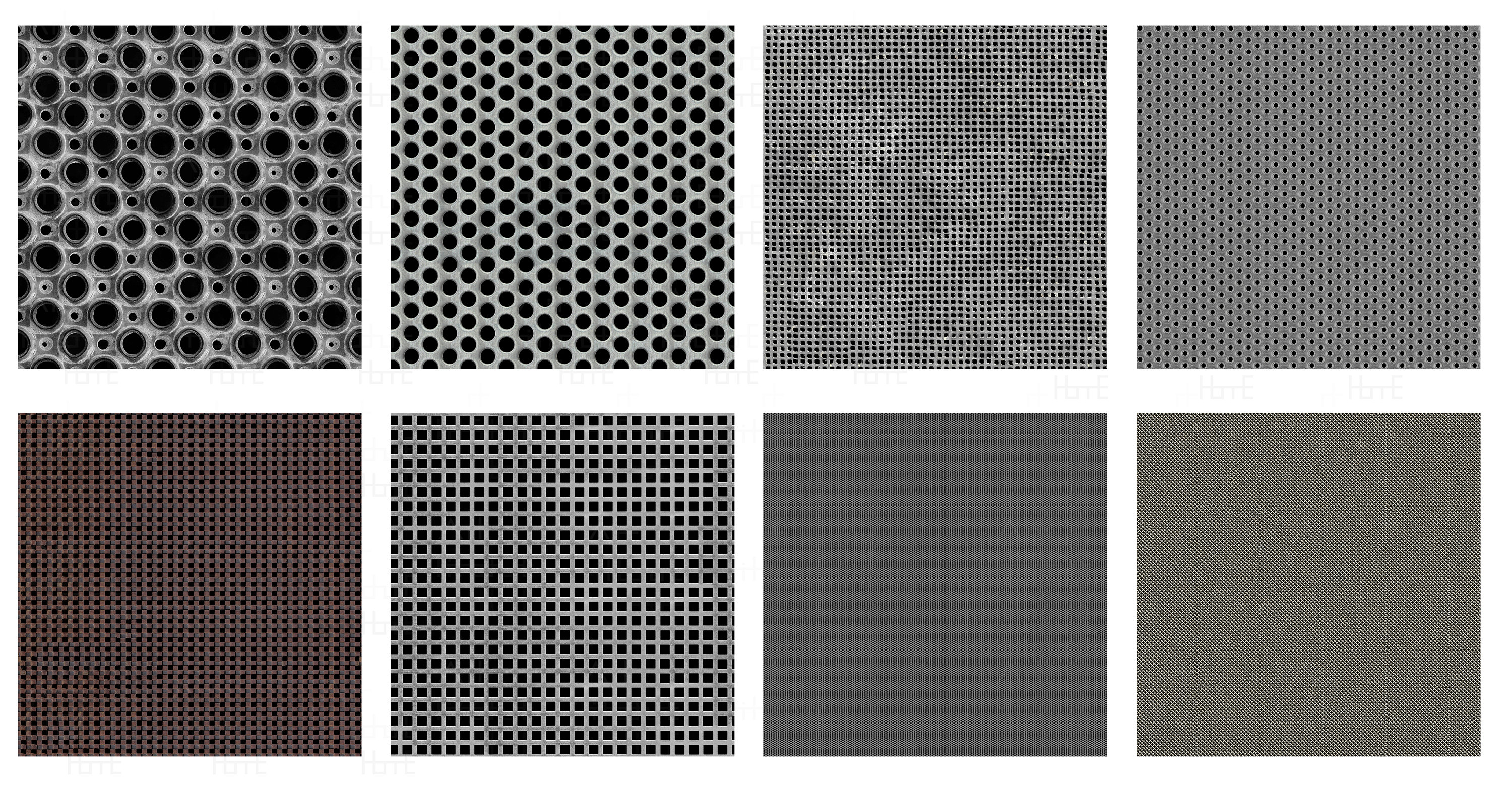 SEAMLESS Metal Textures, Mesh Steel Patterns, Iron Digital Papers for ...