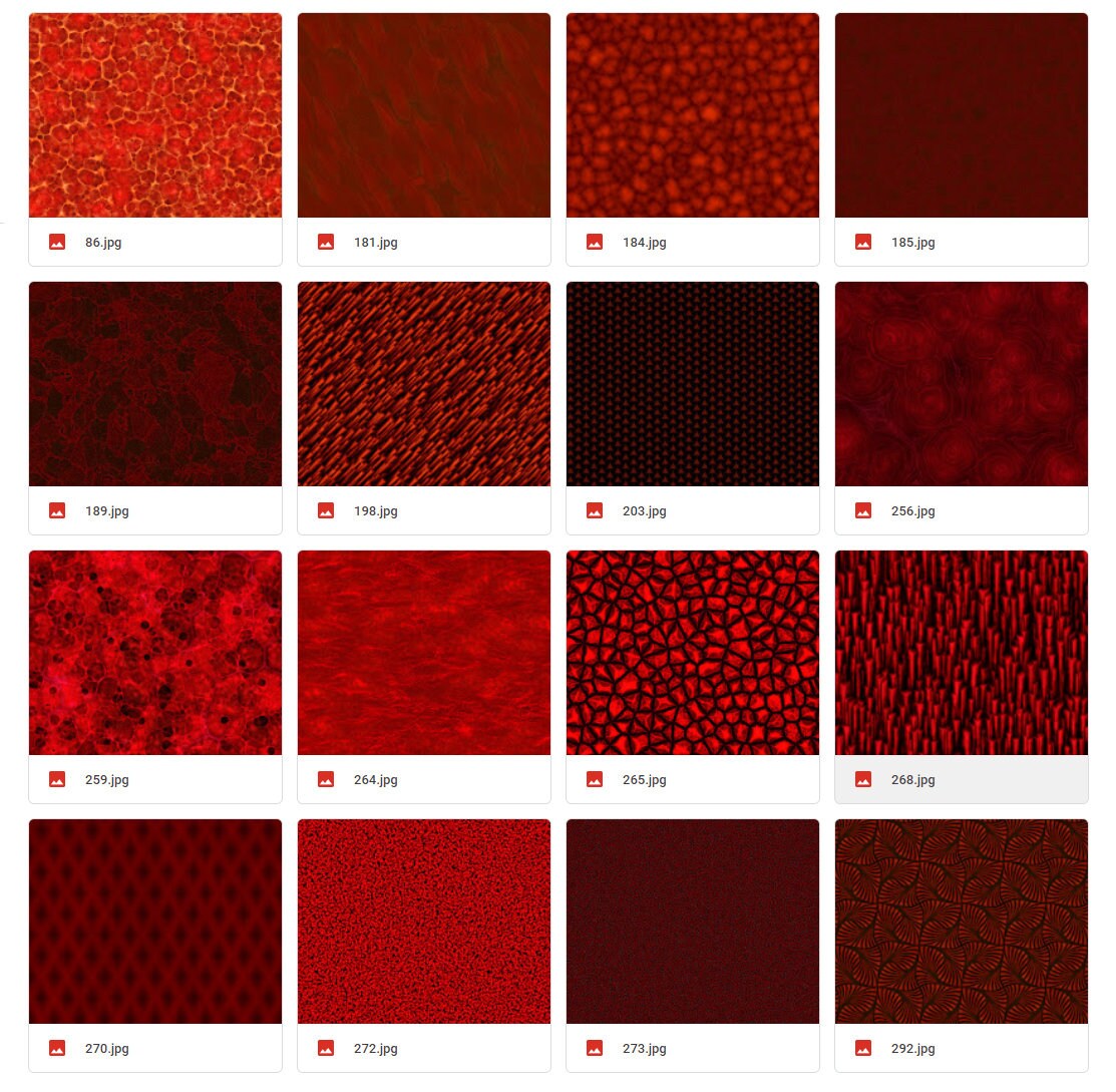 Seamless Red Crystal TEXTURES, Abstract Crystals, Fire Digital Papers ...