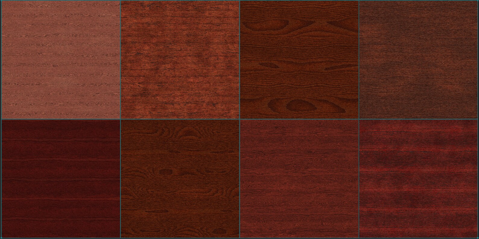 Seamless Red WOOD Textures, Dark Flooring Patterns, Dollhouse Wood ...