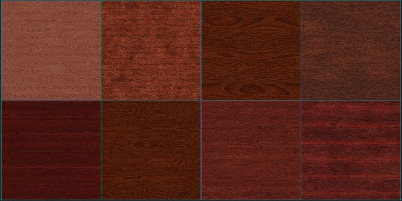 Seamless Red WOOD Textures, Dark Flooring Patterns, Dollhouse Wood ...