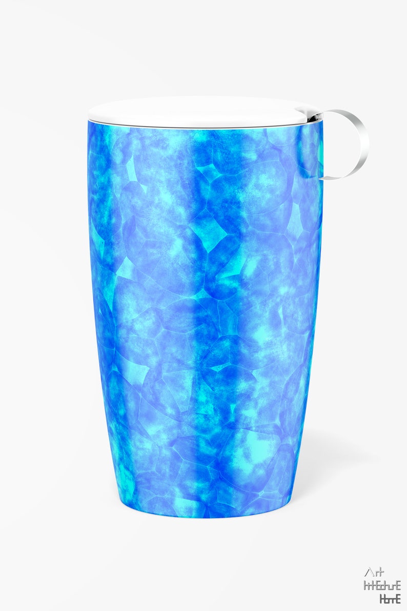 Seamless Turquoise TEXTURES, Abstract Crystals, Ocean Digital Papers ...