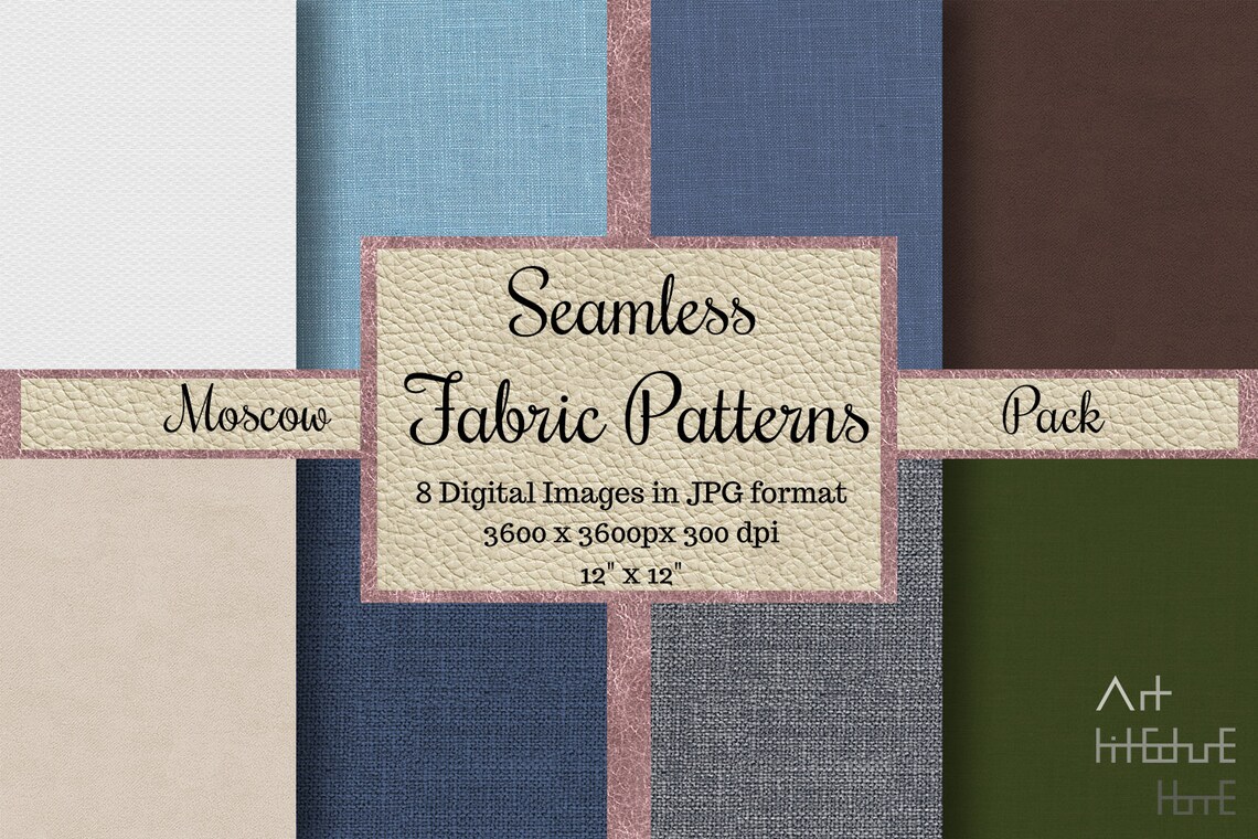 64 Seamless Fabric Patterns, Seamless Textures, Digital Papers ...