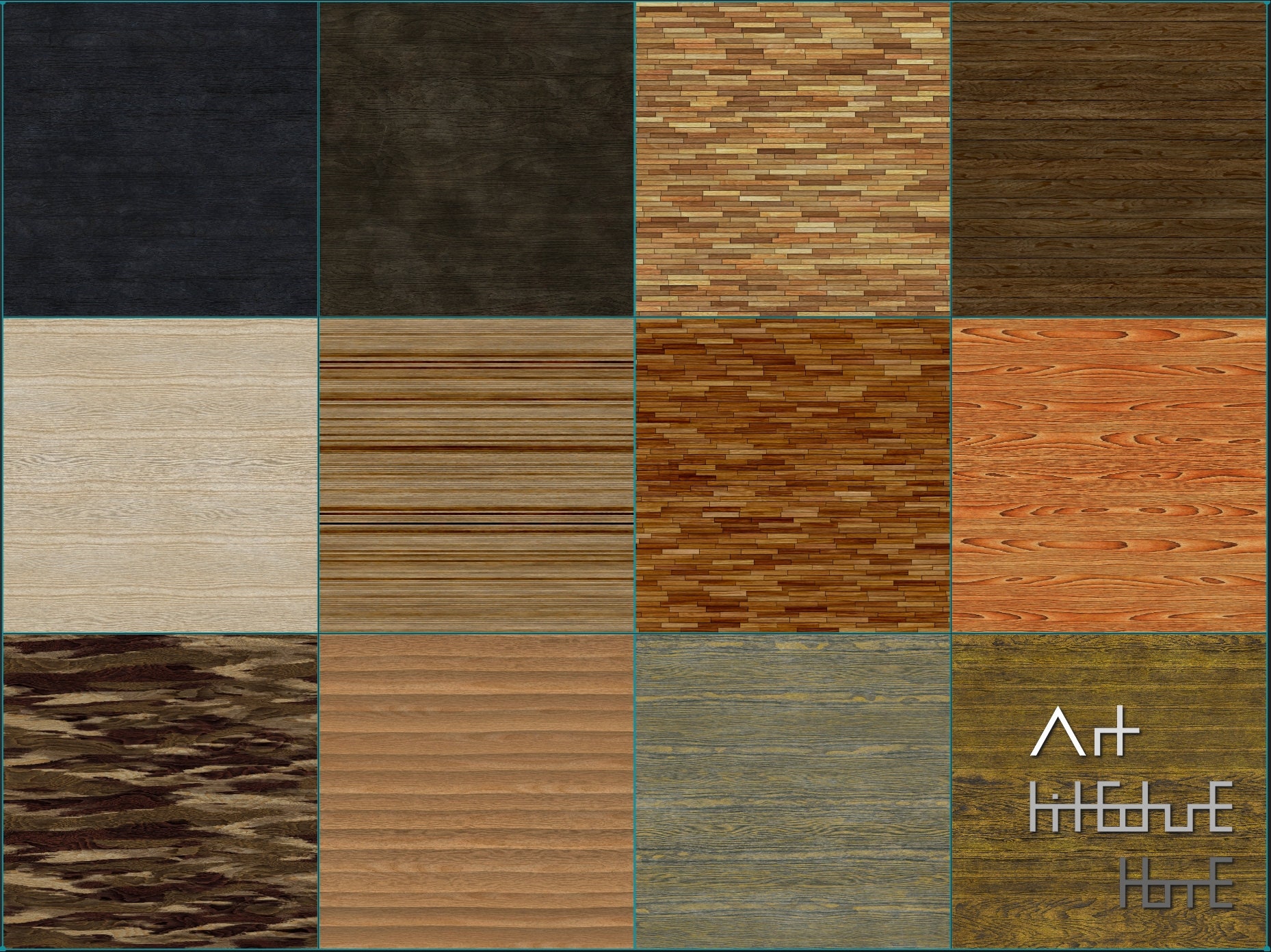 Seamless Printable WOOD Textures for DIY Crafters, Plank Patterns ...