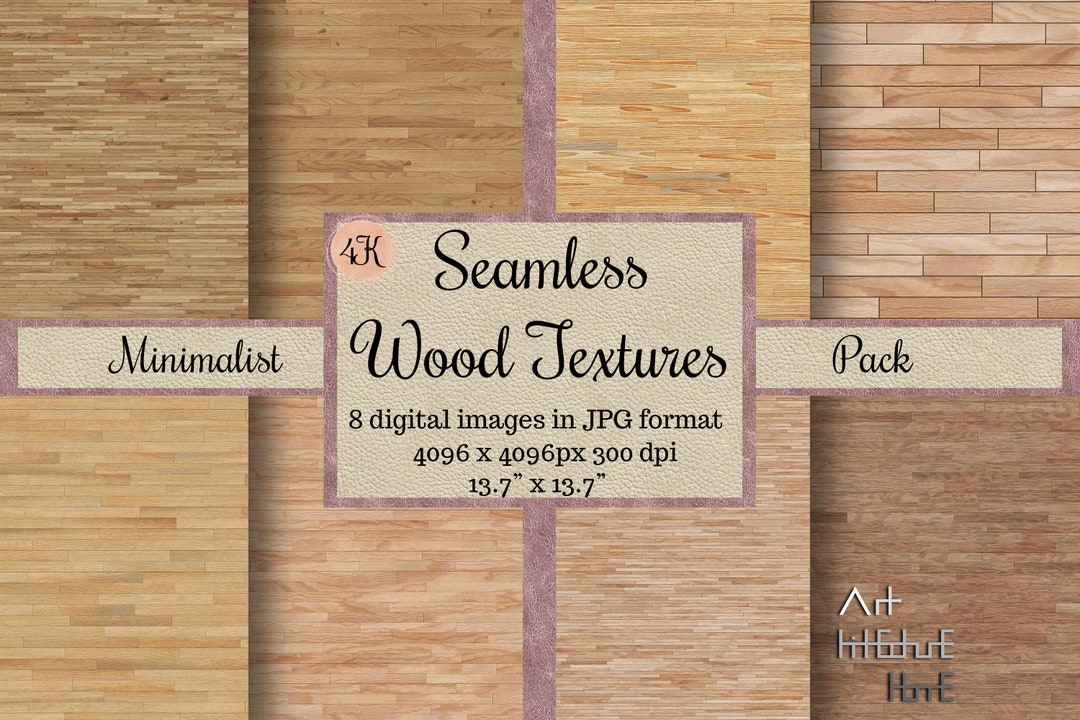 Seamless Minimalist WOOD Textures, Flooring Wood Patterns, Organic Wood ...
