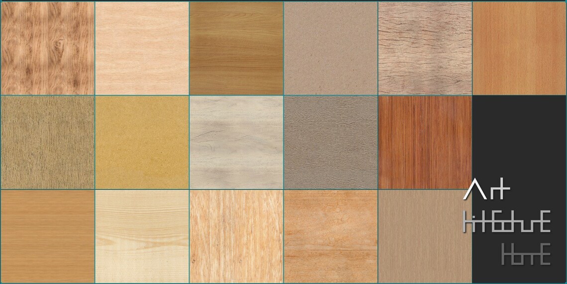 Seamless Flat Wood Textures Fancy Wood Pattern Parquet - Etsy