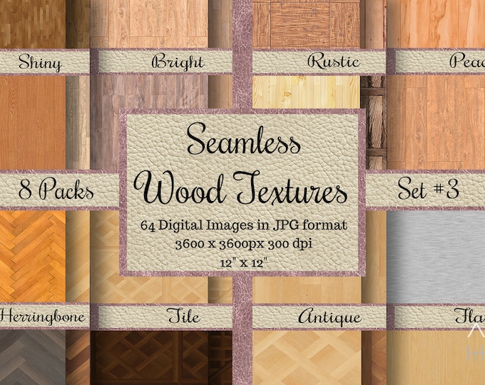 64 Seamless Wood Textures, Seamless Wood Patterns, Floor Colorful ...