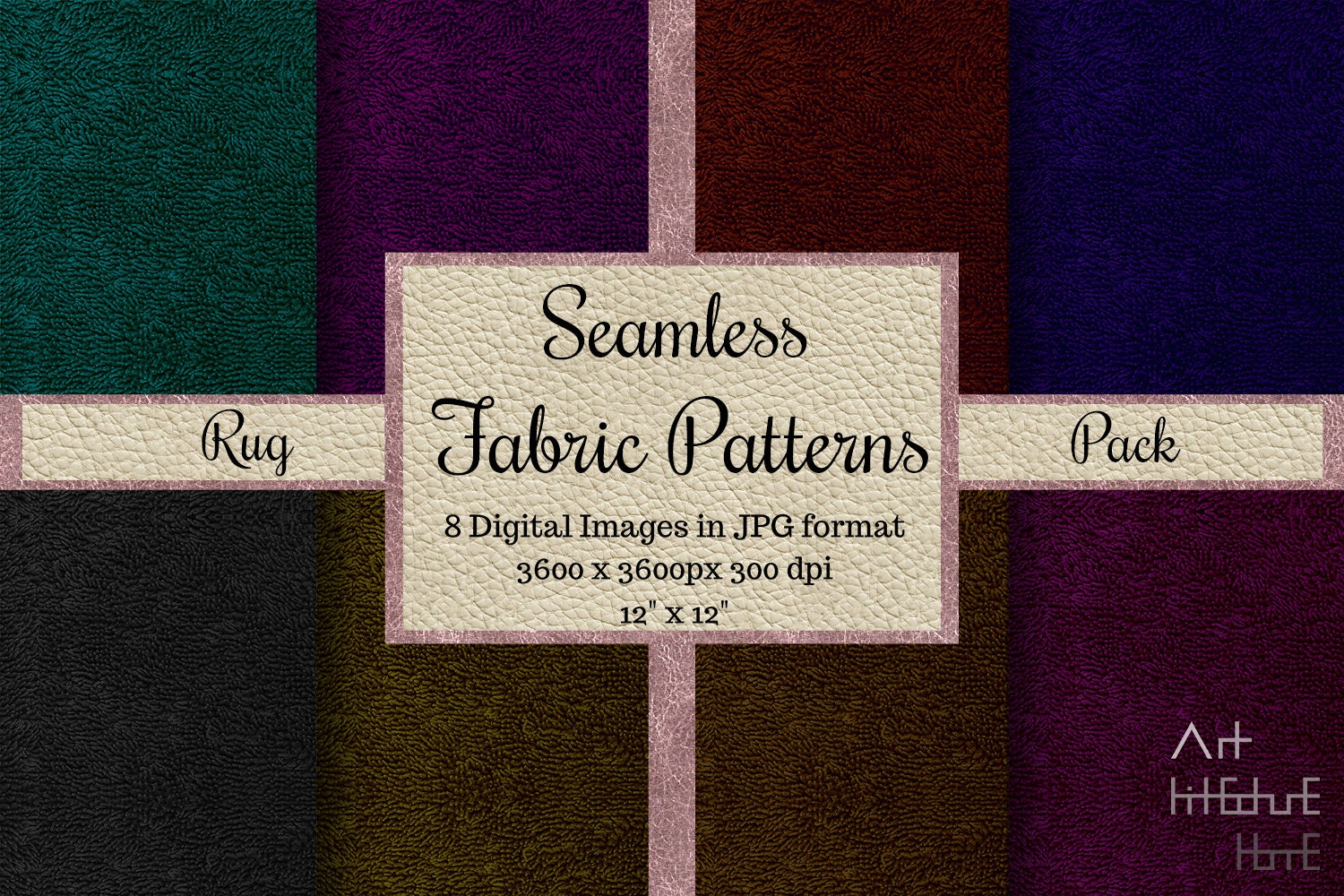 Seamless Rug Fabric Patterns, Seamless Rug Linen Textures, Digital ...