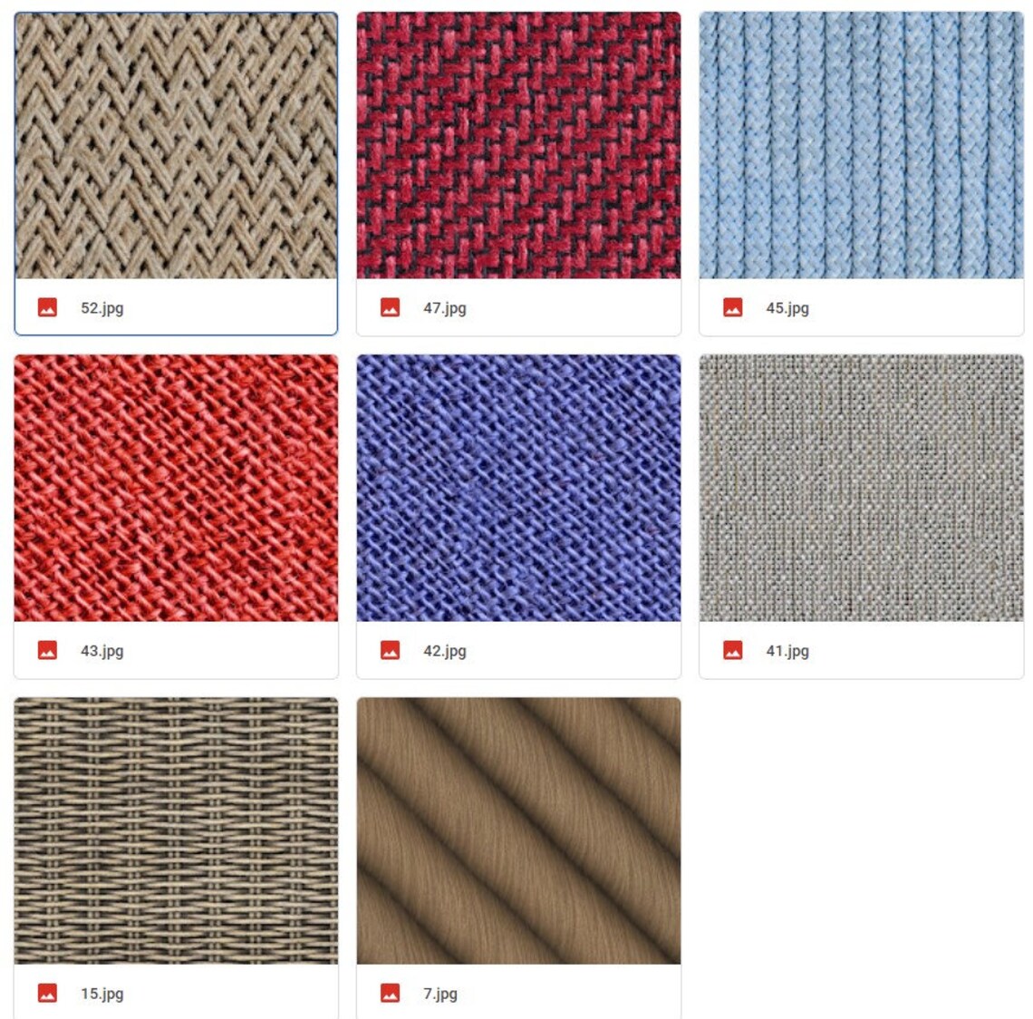 Seamless Fabric Textures, Knot Textile Patterns, Rope Digital Papers ...