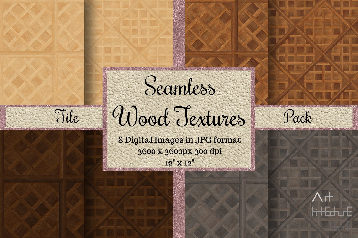 64 Seamless Wood Textures, Seamless Wood Patterns, Plank Digital Papers ...