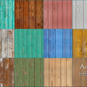 Seamless Hard Plank Textures, Wood Patterns, Timber for DIY Crafters ...