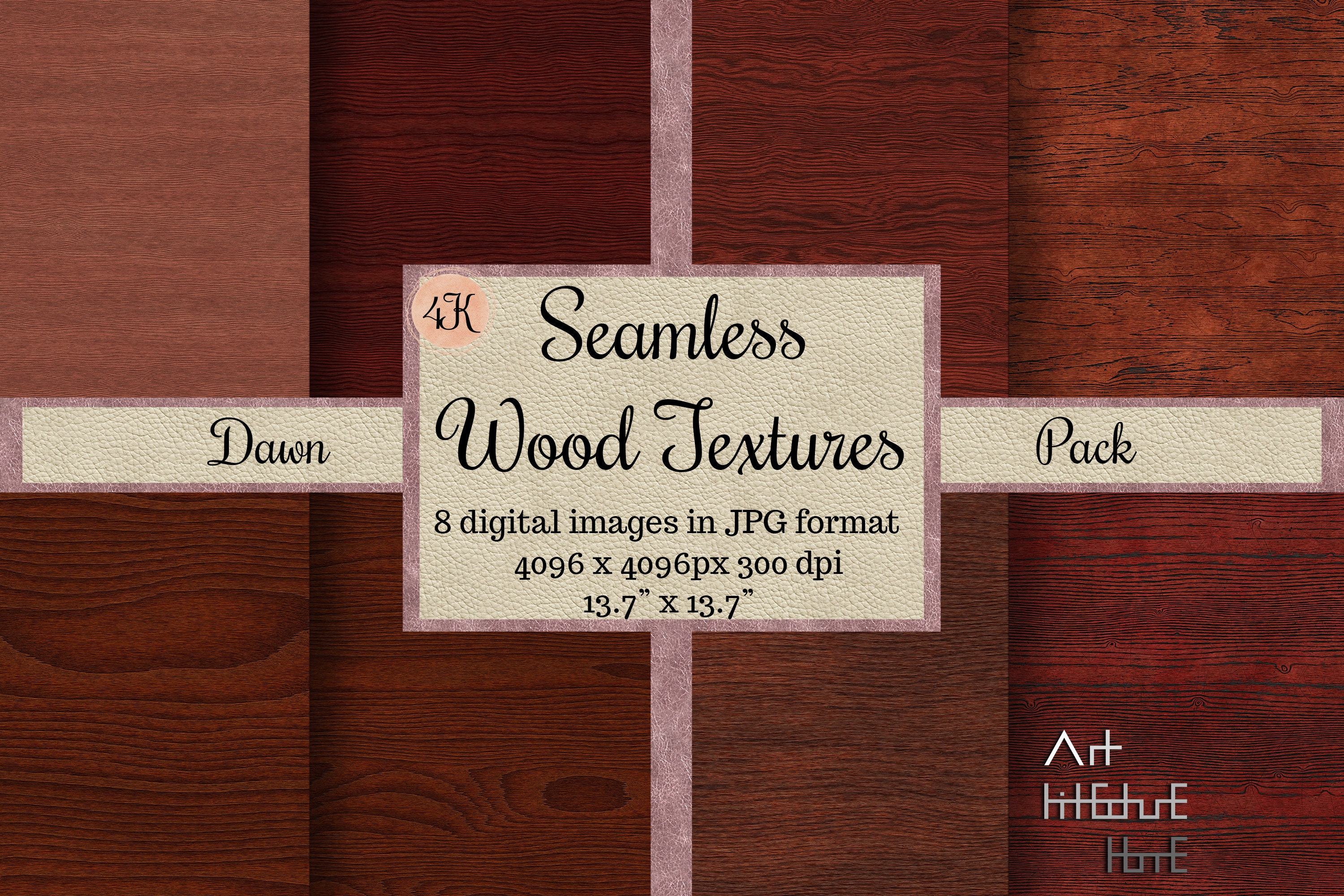 100 Seamless Plank Textures, Wood Patterns, Parquet Digital Papers for ...