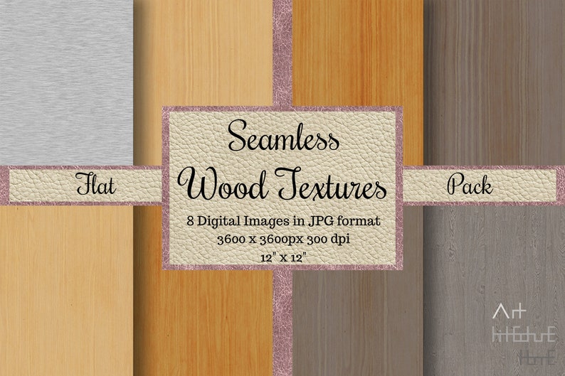 64 Seamless Wood Textures, Seamless Wood Patterns, Plank Digital Papers ...