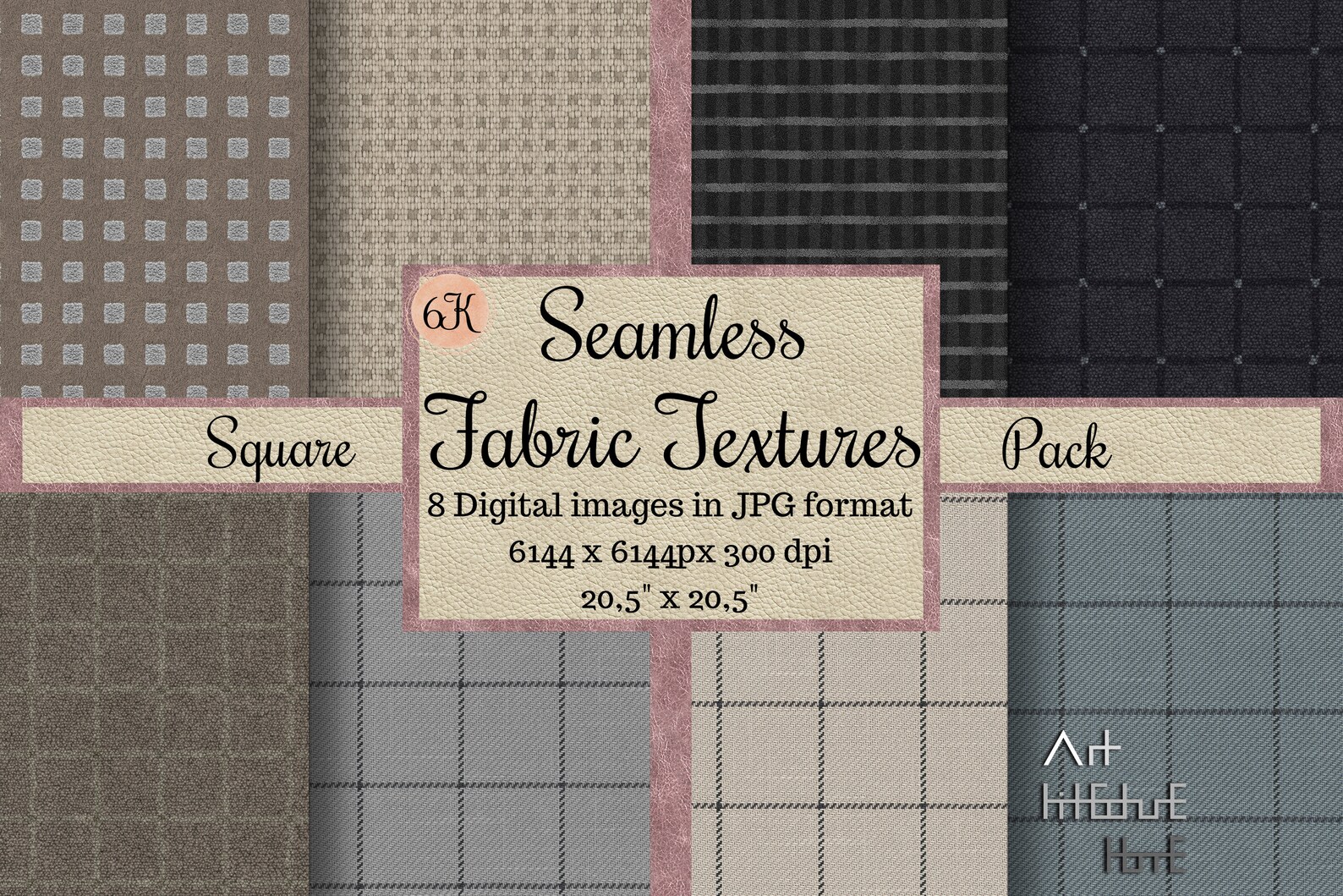 6K Seamless Square Fabric Textures, Carpet Fabric Pattern, Digital ...