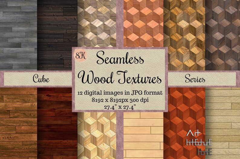 100 Seamless Wood Textures, Plank Patterns, Parquet Textures , Wood ...