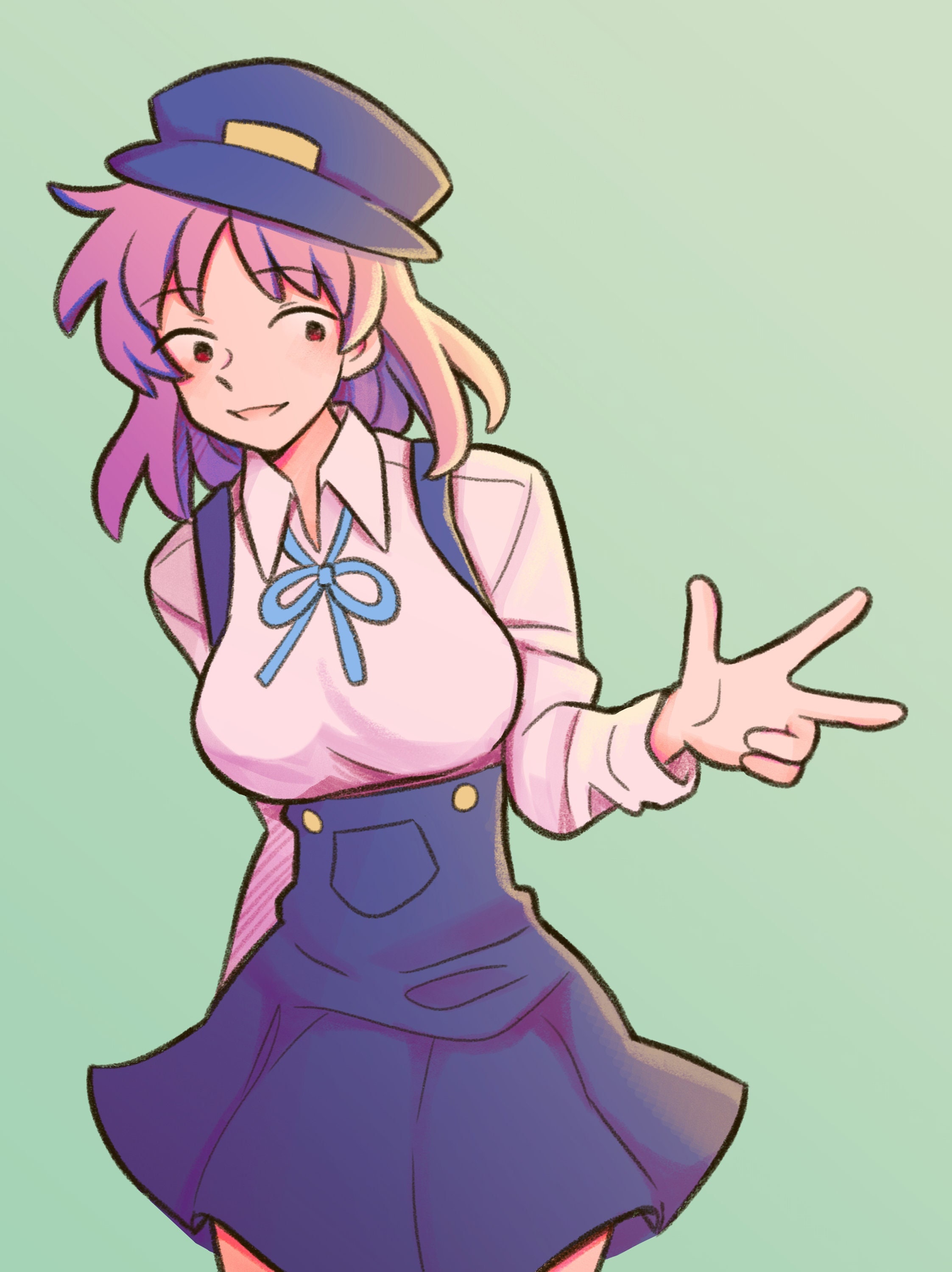 Full Colored Half Body/chibi Commission - Etsy