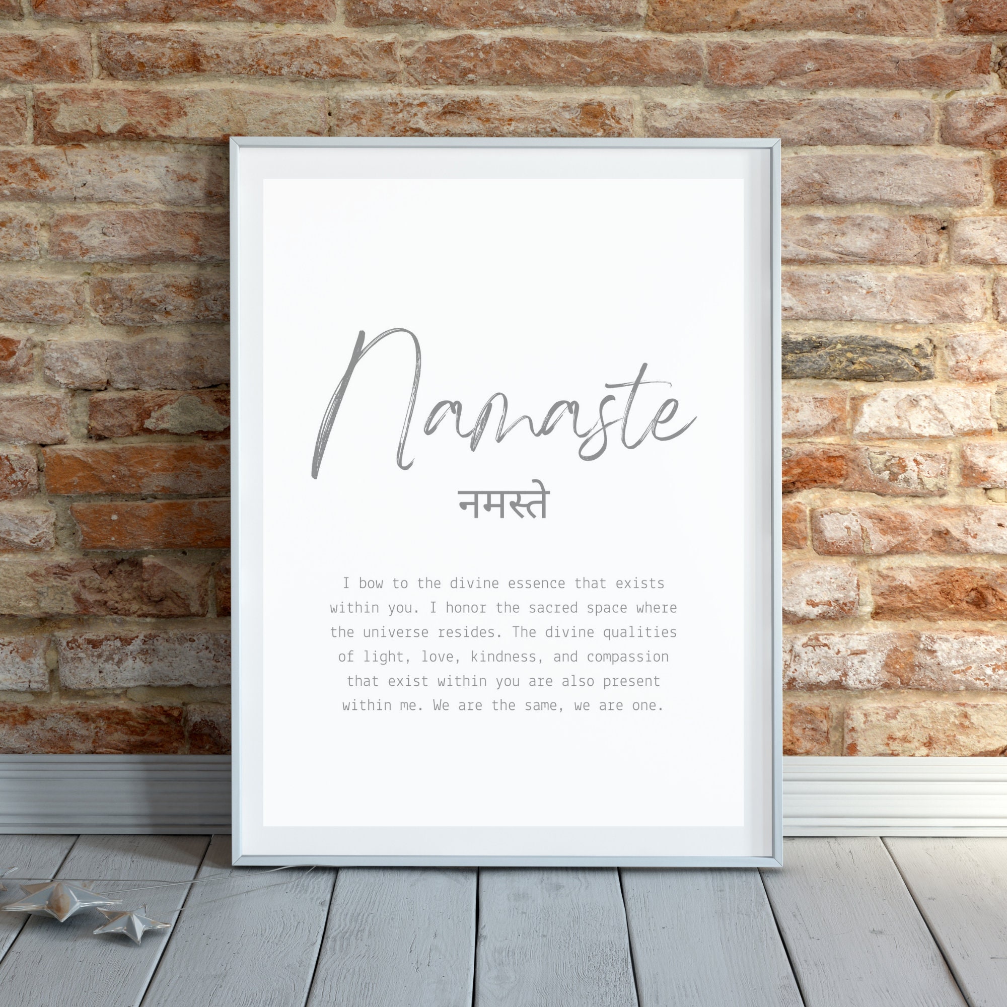 Namaste Print, Namaste Sign, Namaste Printable, Yoga Poster, Namaste Poster, Meditation Print ...