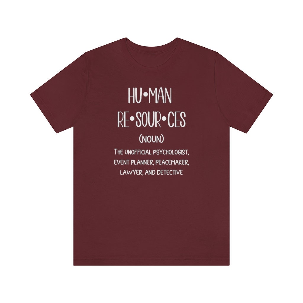 Human Resources, Custom HR Tshirt, Human Resources Gifts, Human ...