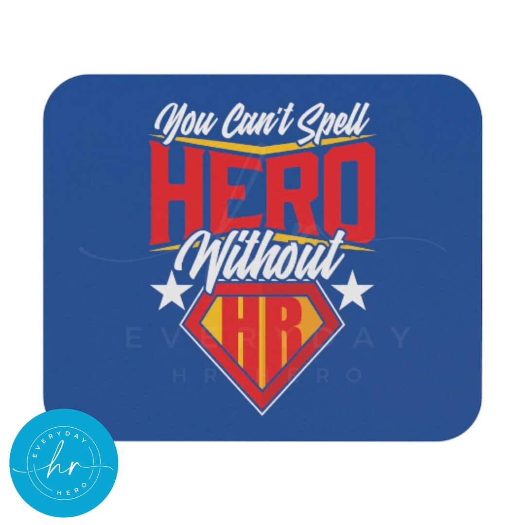 HR Hero Mouse Pad Human Resources Mousepad HR Gifts HR Office - Etsy