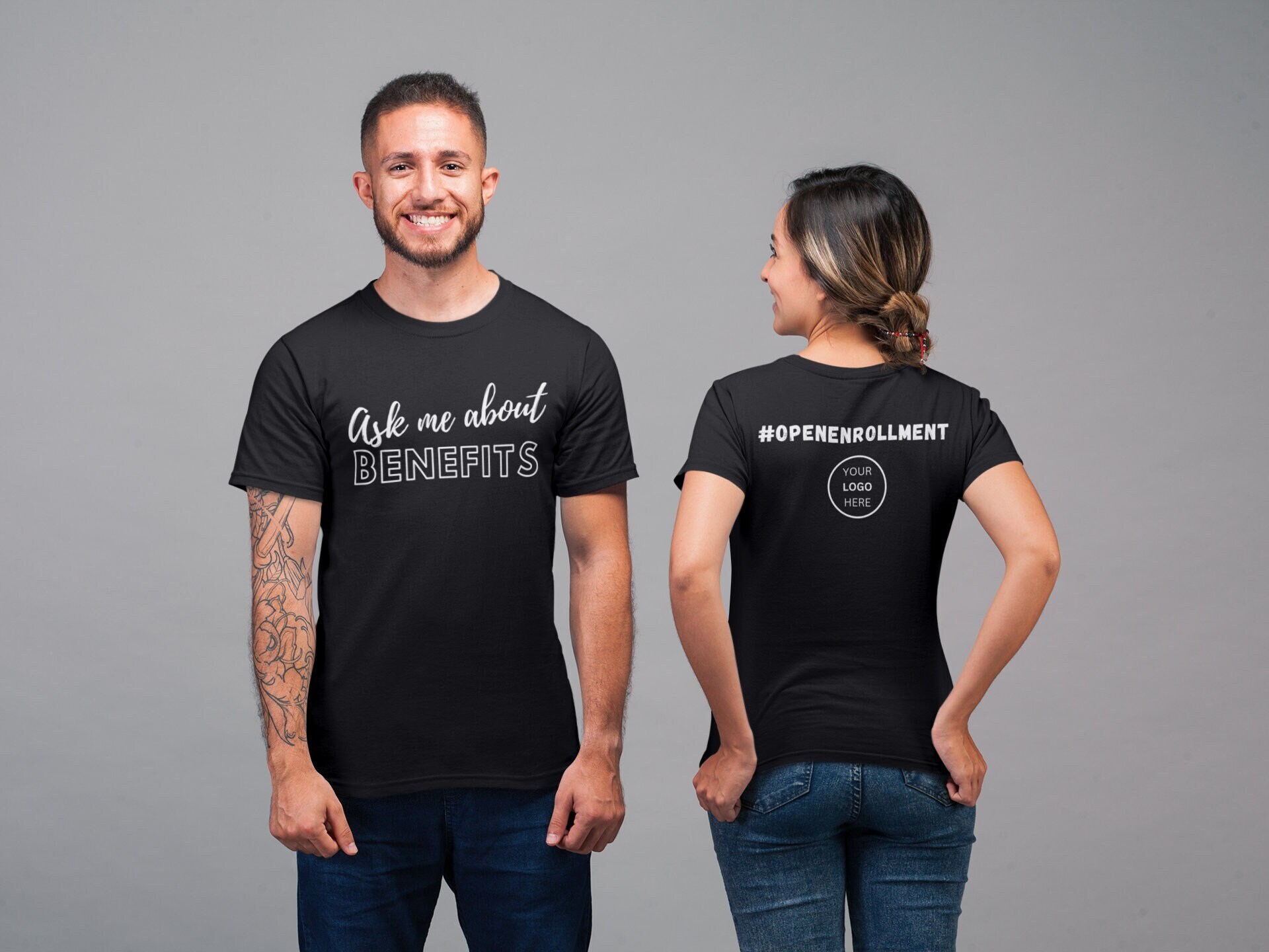 Custom Open Enrollment T-shirt With YOUR LOGO - Etsy