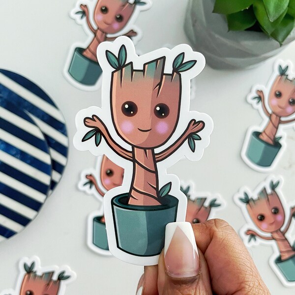 Groot Laptop Sticker - Etsy