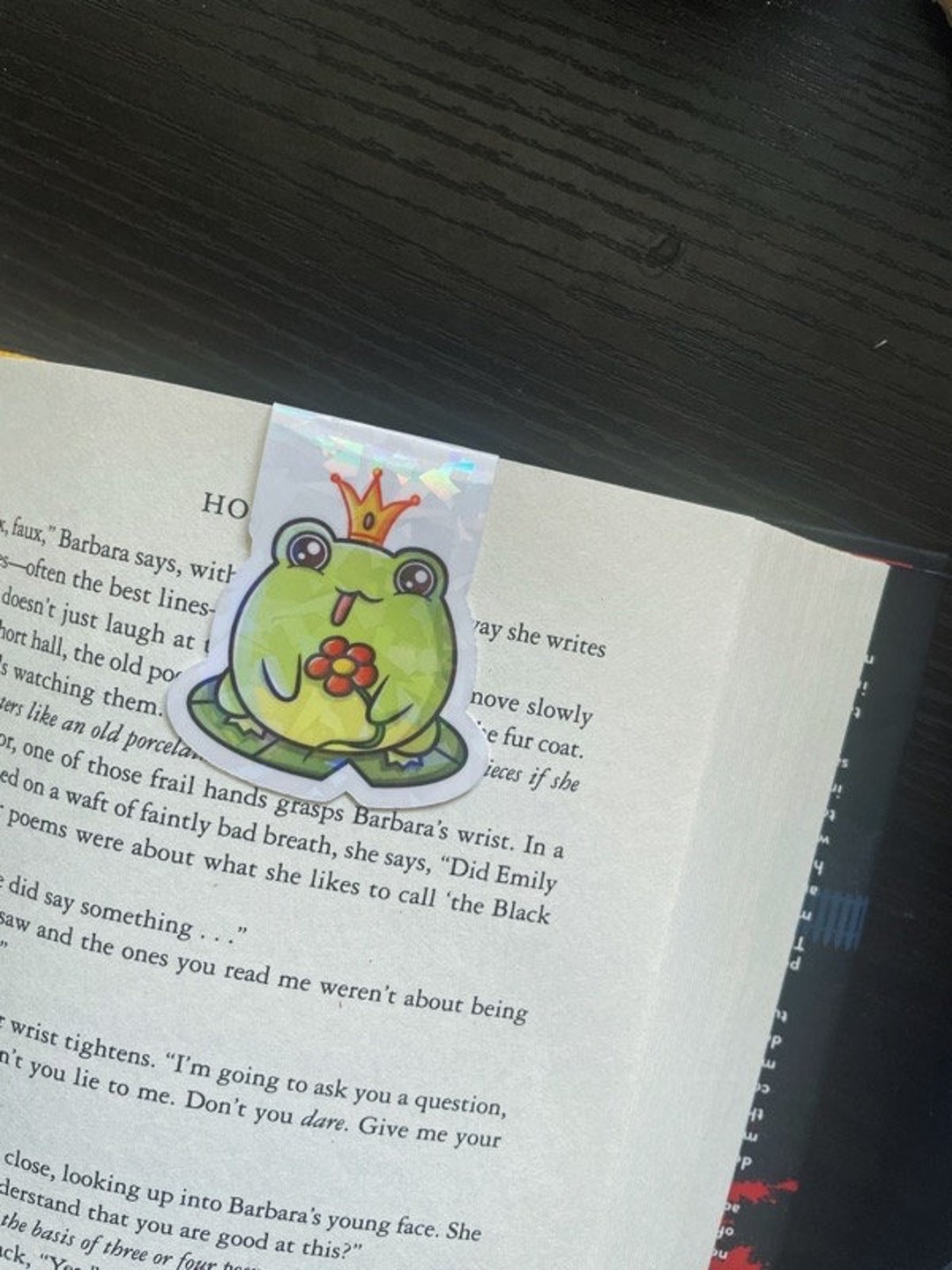 Cute Frog Magnetic Bookmark | Books | Bookmarks | Kawaii Bookmark ...