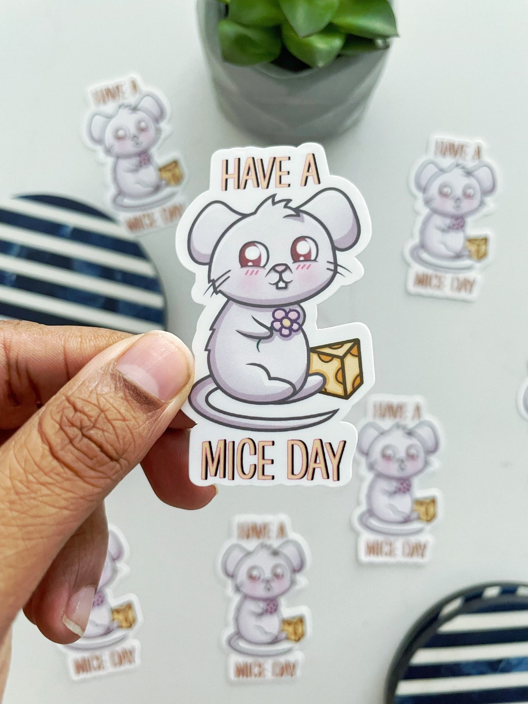 Have A Mice Day! | | Pun Sticker | Funny Pun| Funny Sticker | Cute ...