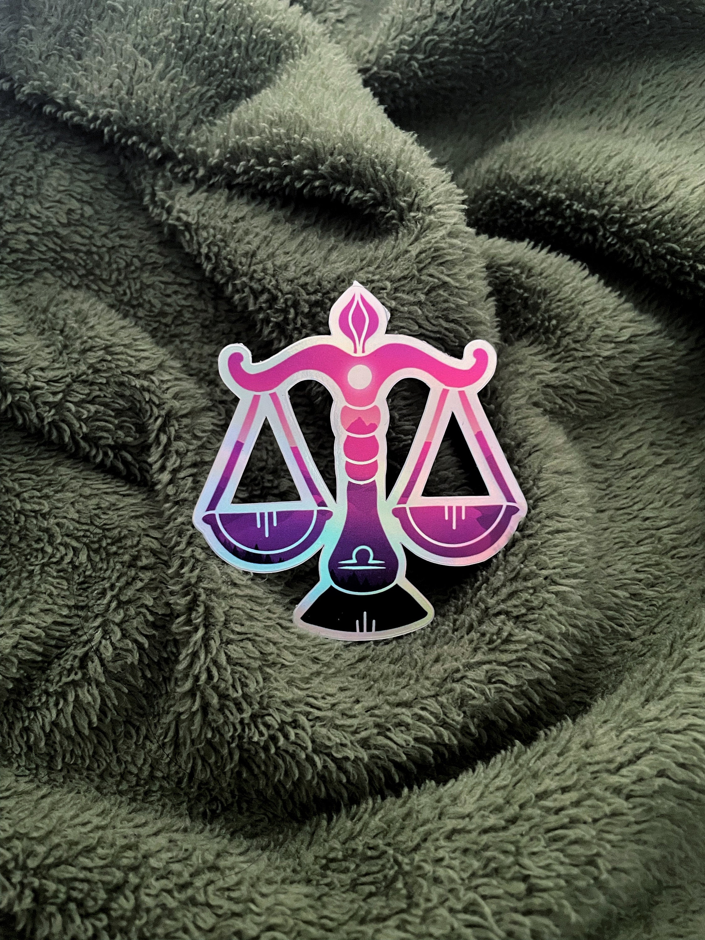 Libra Horoscope Sticker - | Holographic | Waterproof Vinyl | Planner ...