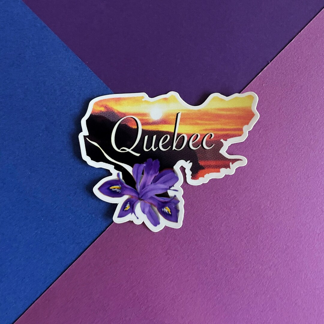 Quebec Province Sticker - Waterproof Vinyl | Planner Stickers | Laptop ...