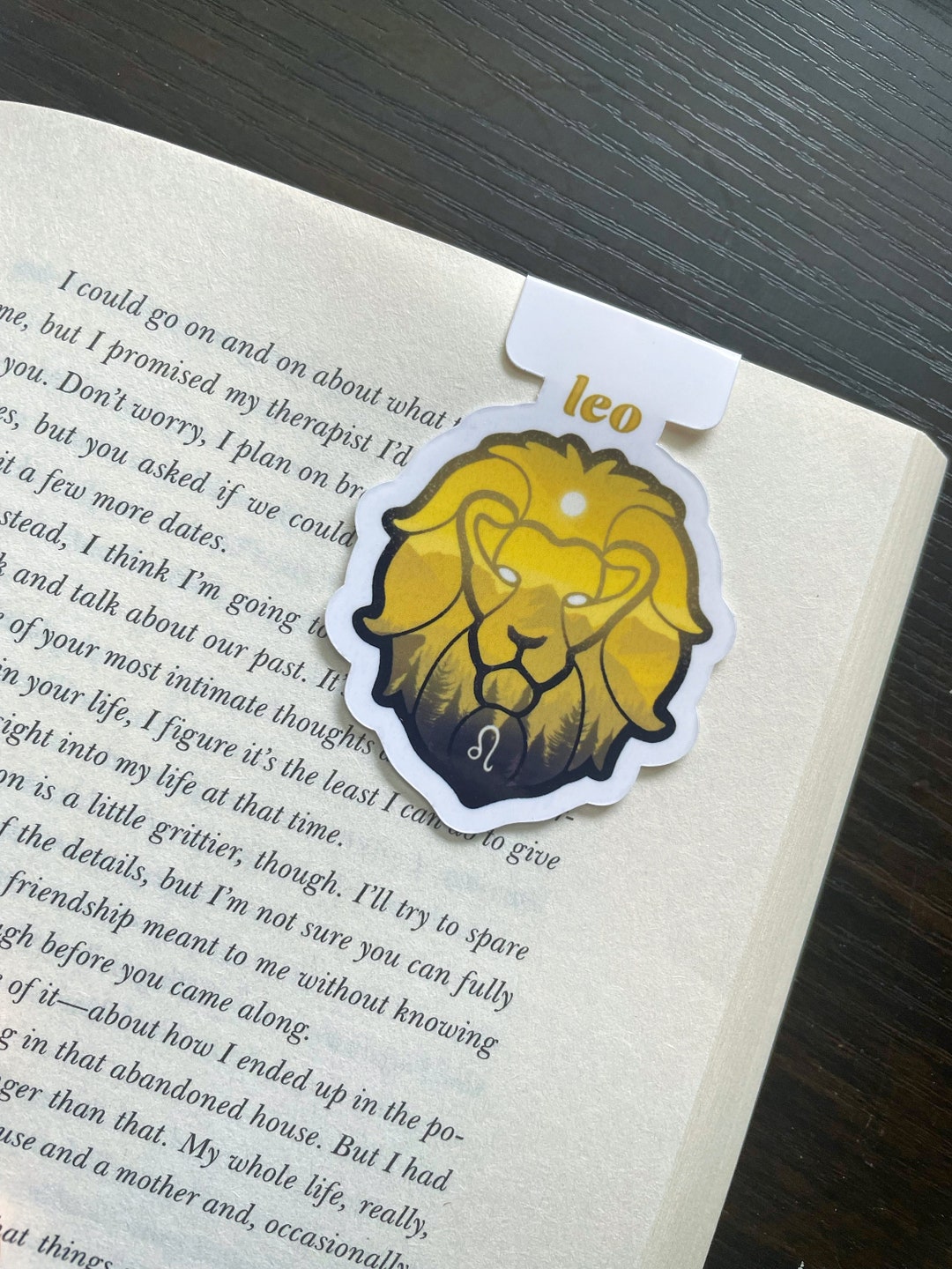 Leo Horoscope Magnetic Bookmark | Books | Bookmarks | Astrology ...