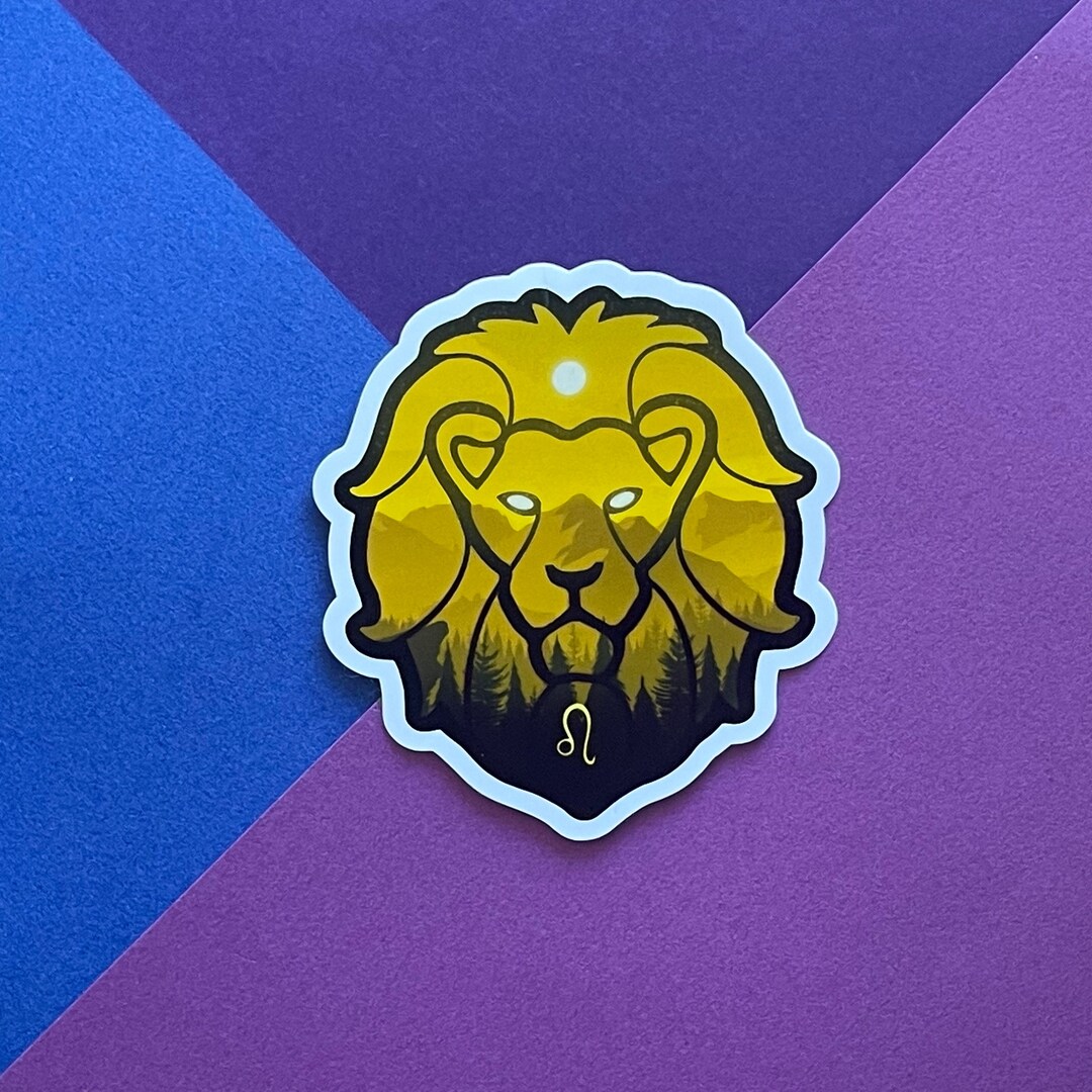 Leo Horoscope Sticker - | Holographic | Waterproof Vinyl | Planner ...