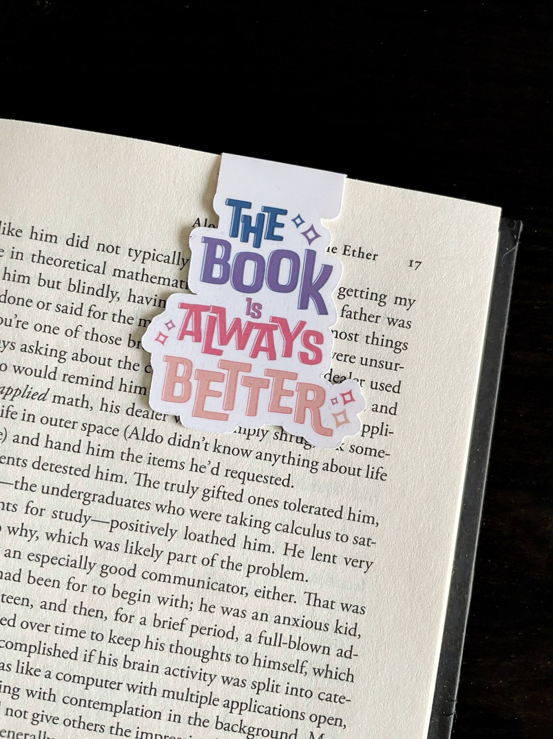 The Book is Always Better| Magnetic Bookmark | Books | Bookmarks ...