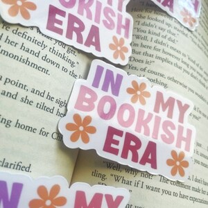 In My Bookish Era Vinyl Sticker | Waterproof | Laptop, Phone Sticker ...