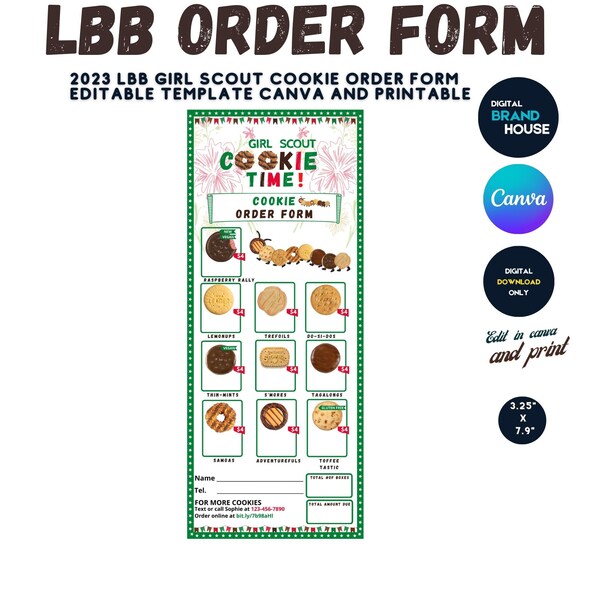 Girl Scout Cookies 2023 - Etsy