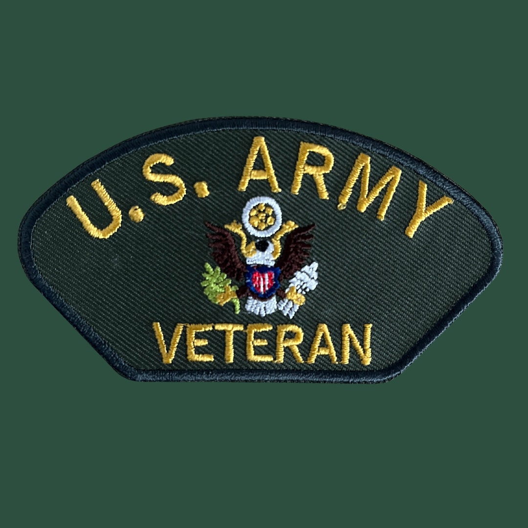 U.S. Army Veteran Patch / U.S. Military Patch / Se or Iron on - Etsy