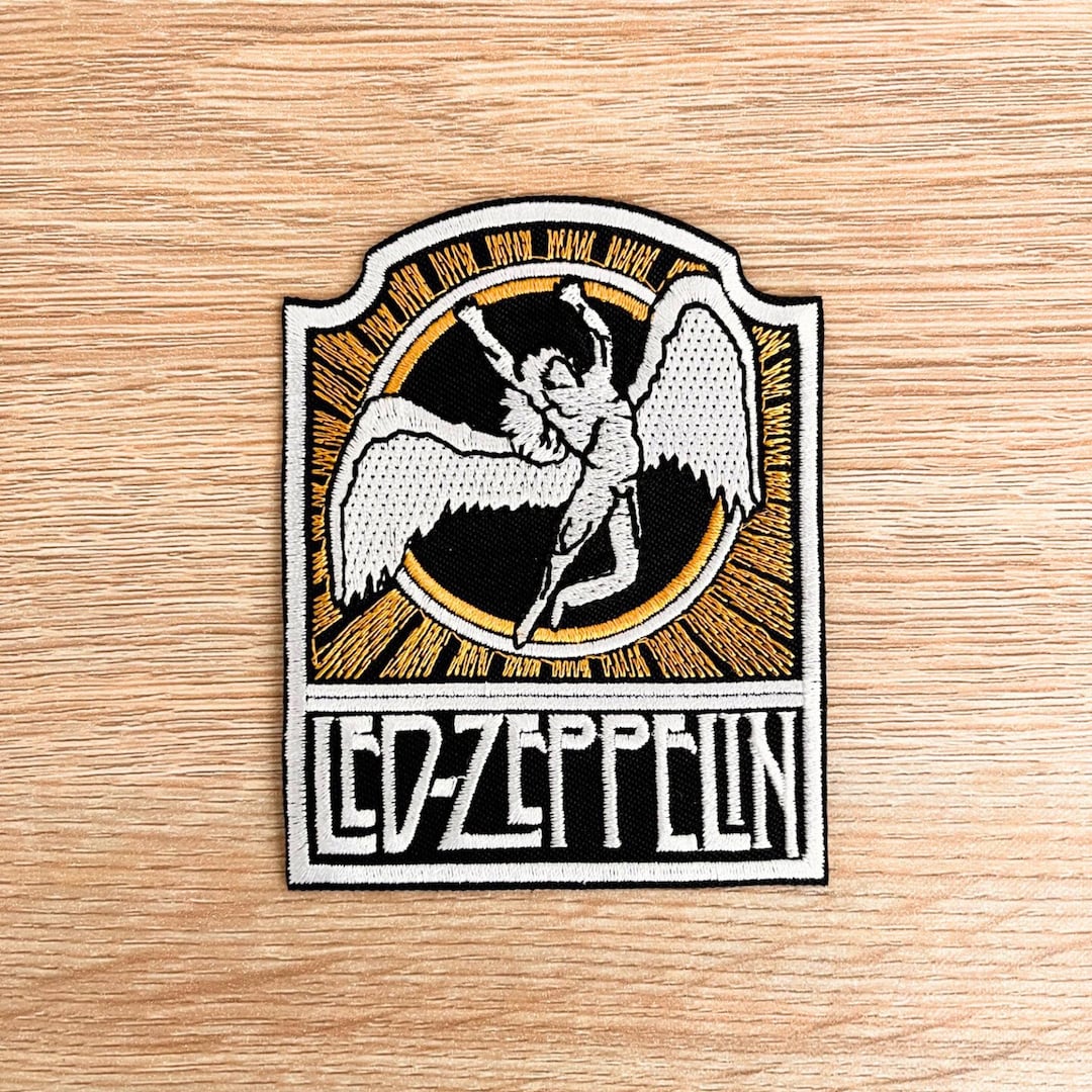 Led Zeppelin Embroidered Patch: Iron-on Rock Music Applique - Etsy