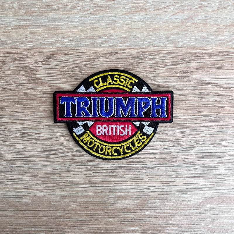 British Motorcycle Patch - Etsy