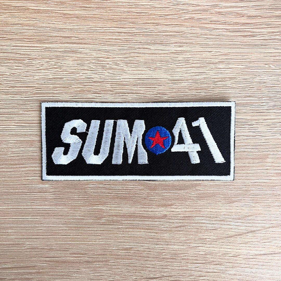 Sum 41 Patch / Punk Rock Music Patch / Sew or Iron on Embroidered Music ...
