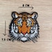Tiger Patch / Tigers Head Patch / Sew or Iron on Embroidered Tiger ...