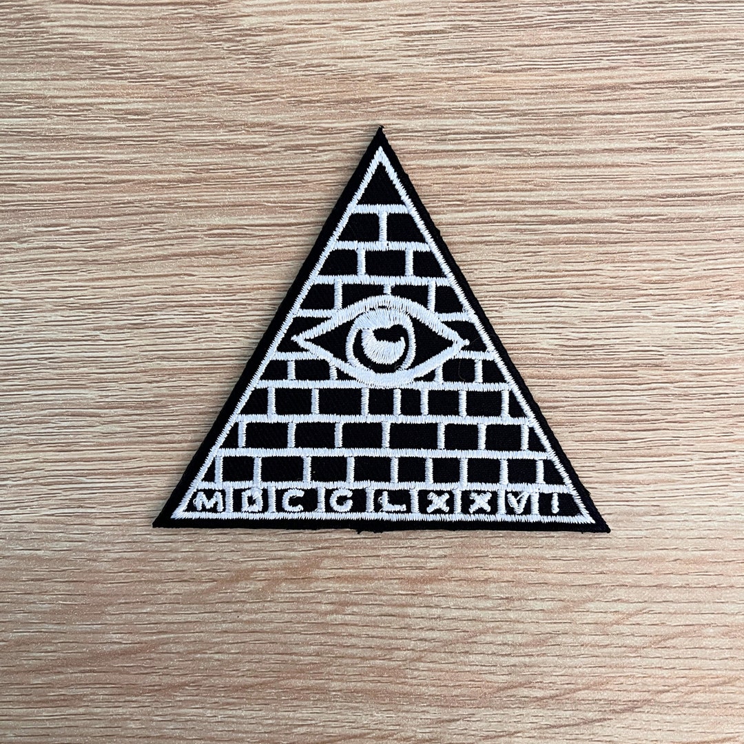 Pyramid Illuminati Symbol Patch / the Eye of Providence Logo / Sew or ...