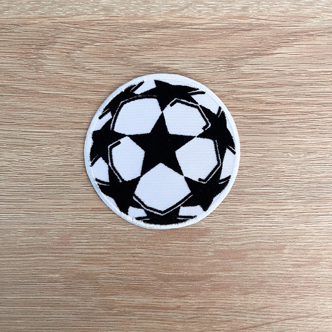Football Soccer Ball Patch / Sew or Iron on Embroidered Patch for ...