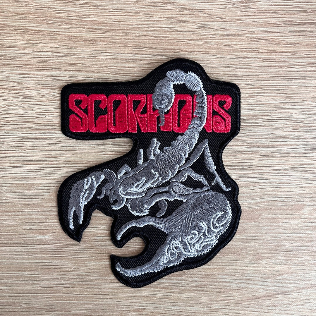 Scorpions Patch / Rock Music Patch / Sew or Iron on Embroidered Patch ...