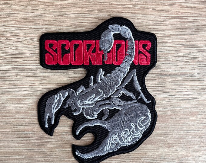 Scorpions Patch / Rock Music Patch / Sew or Iron on Embroidered Patch ...