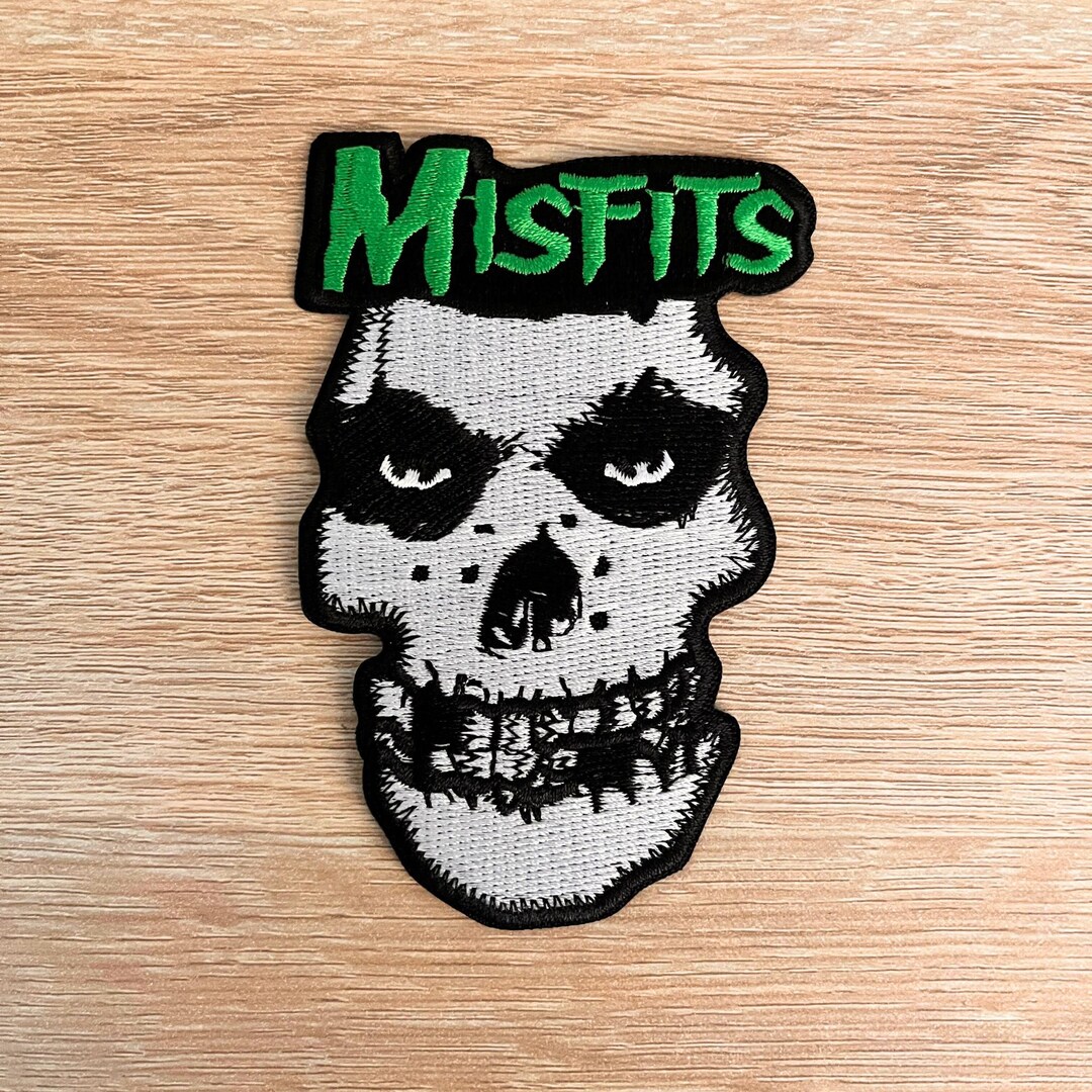 Misfits Patch: Punk Rock Embroidered Applique for Jacket or Battle Vest ...