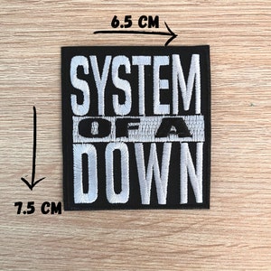System of A Down Patch / Heavy Metal Music Patch / Sew or Iron on ...