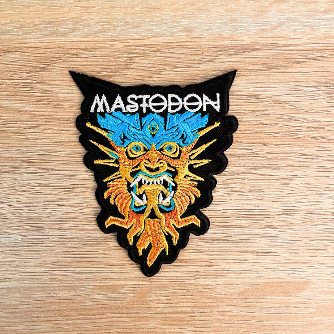 Mastodon Band Patch: Embroidered Iron-on Rock Music Applique - Etsy