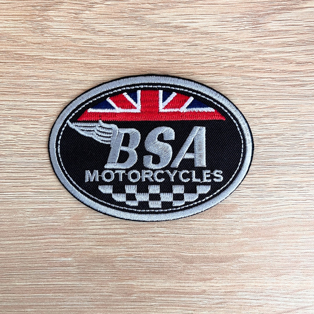 BSA Motorcycle Patch / British Motorsport Logo Patch / Classic ...