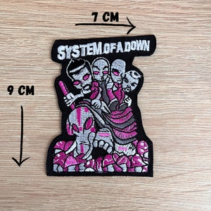 System of A Down Patch / Heavy Metal Music Patch / Sew or Iron on ...
