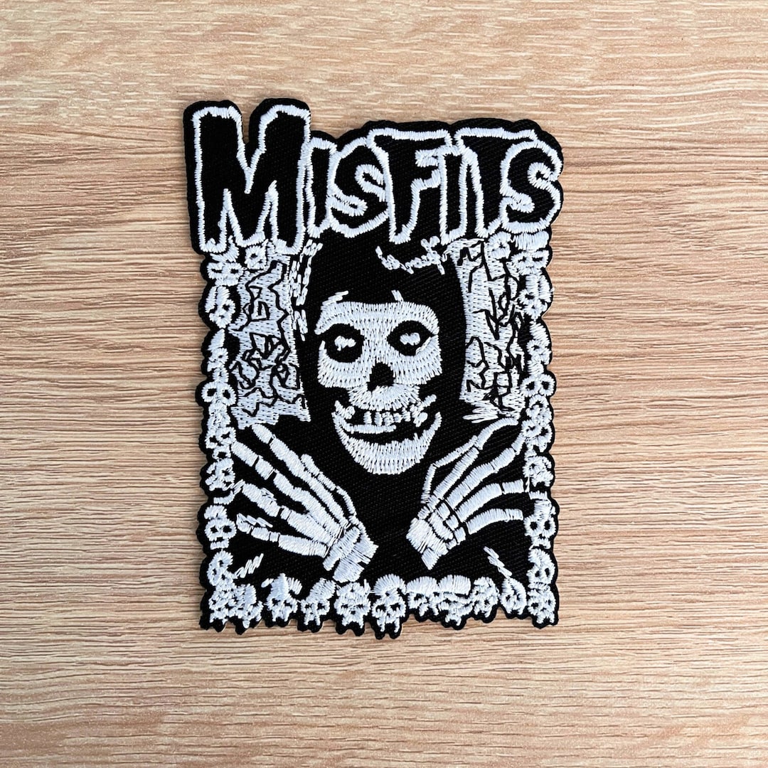 Misfits Patch / Punk Rock Music Patch / Sew or Iron on Heavy Metal ...